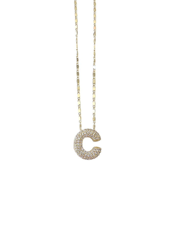Casey Initial Necklace – Gemelli Jewelry
