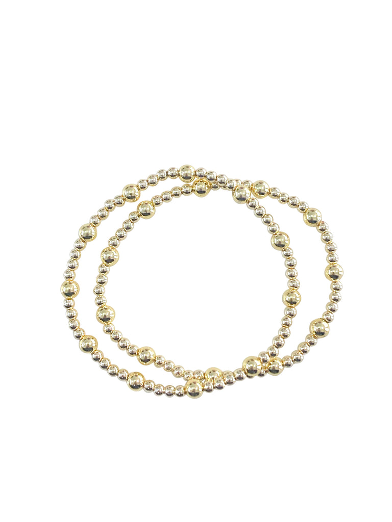 Double Bracelet Mix Stack – Gemelli Jewelry
