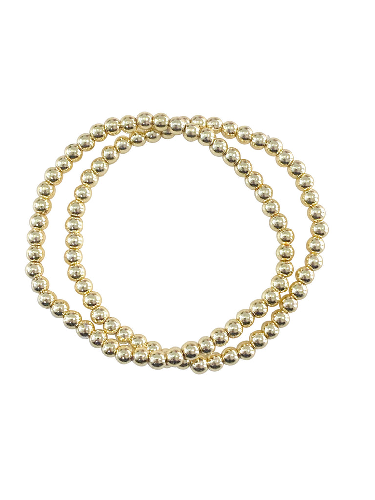 Double Large Bracelet Stack – Gemelli Jewelry