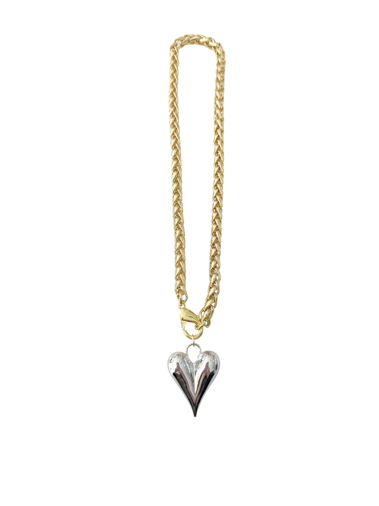 Turner Gold Chain Happy Heart Necklace – Gemelli Jewelry