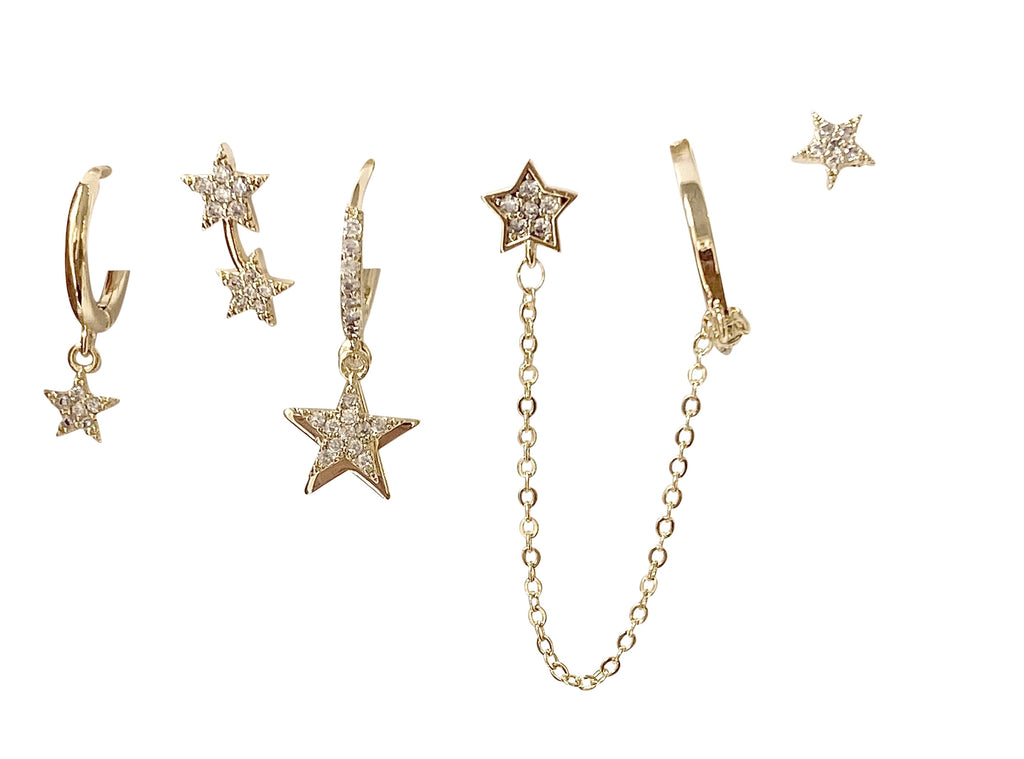 Multi Huggie Set 3 – Gemelli Jewelry